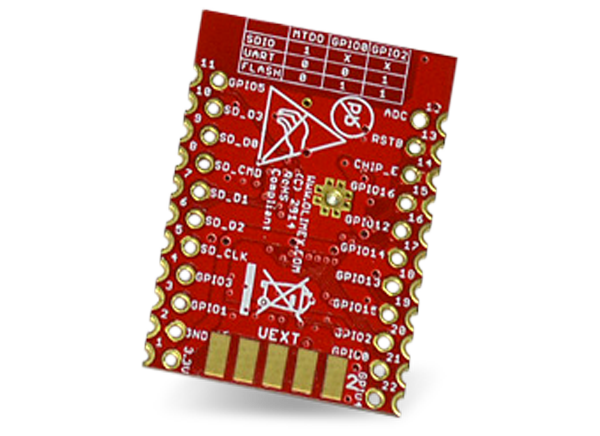 MOD-WIFI-ESP8266-DEV Development Board - Olimex | Mouser