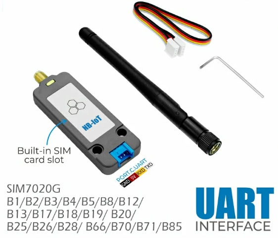Unit NB-IoT Wireless Communication Module - M5Stack | Mouser