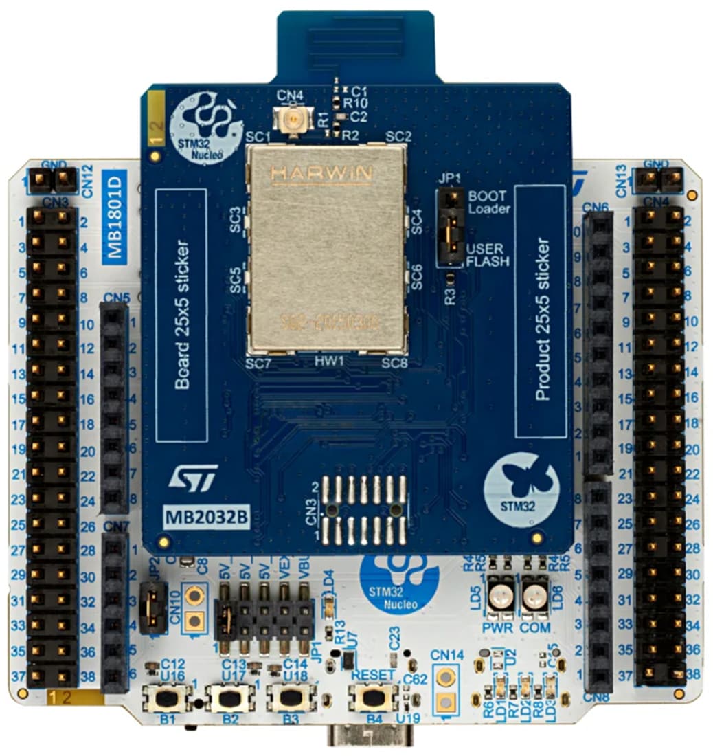 NUCLEO-WB09KE STM32WB09 Evaluierungsboard - STMicro | Mouser